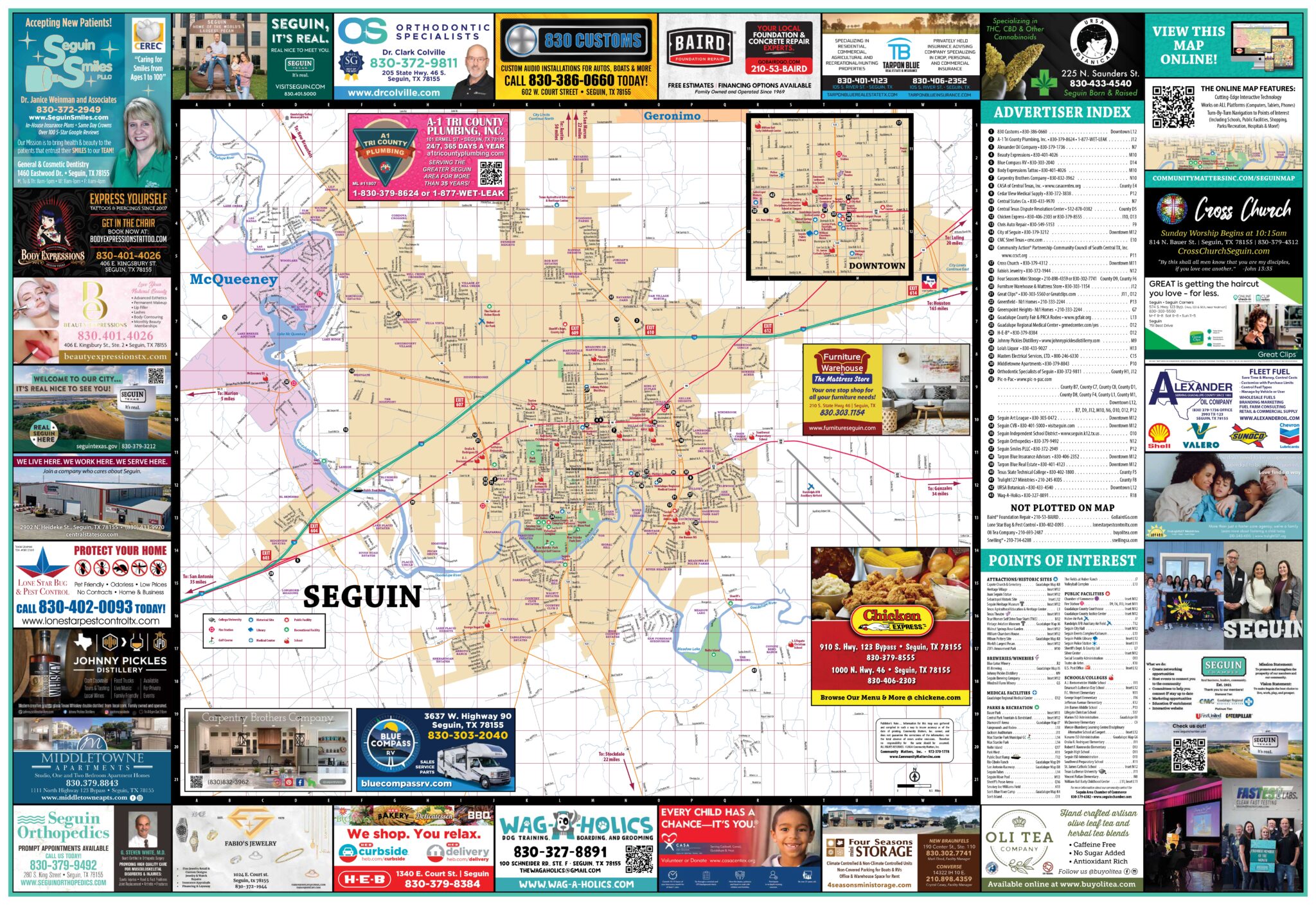 Seguin Chamber Map – Chamber Media Kit