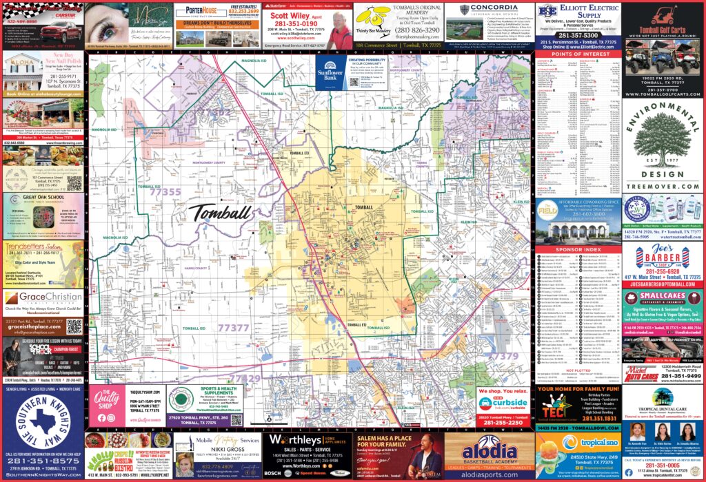 Tomball Detailed Street Map & Online Interactive Map – Chamber Media Kit