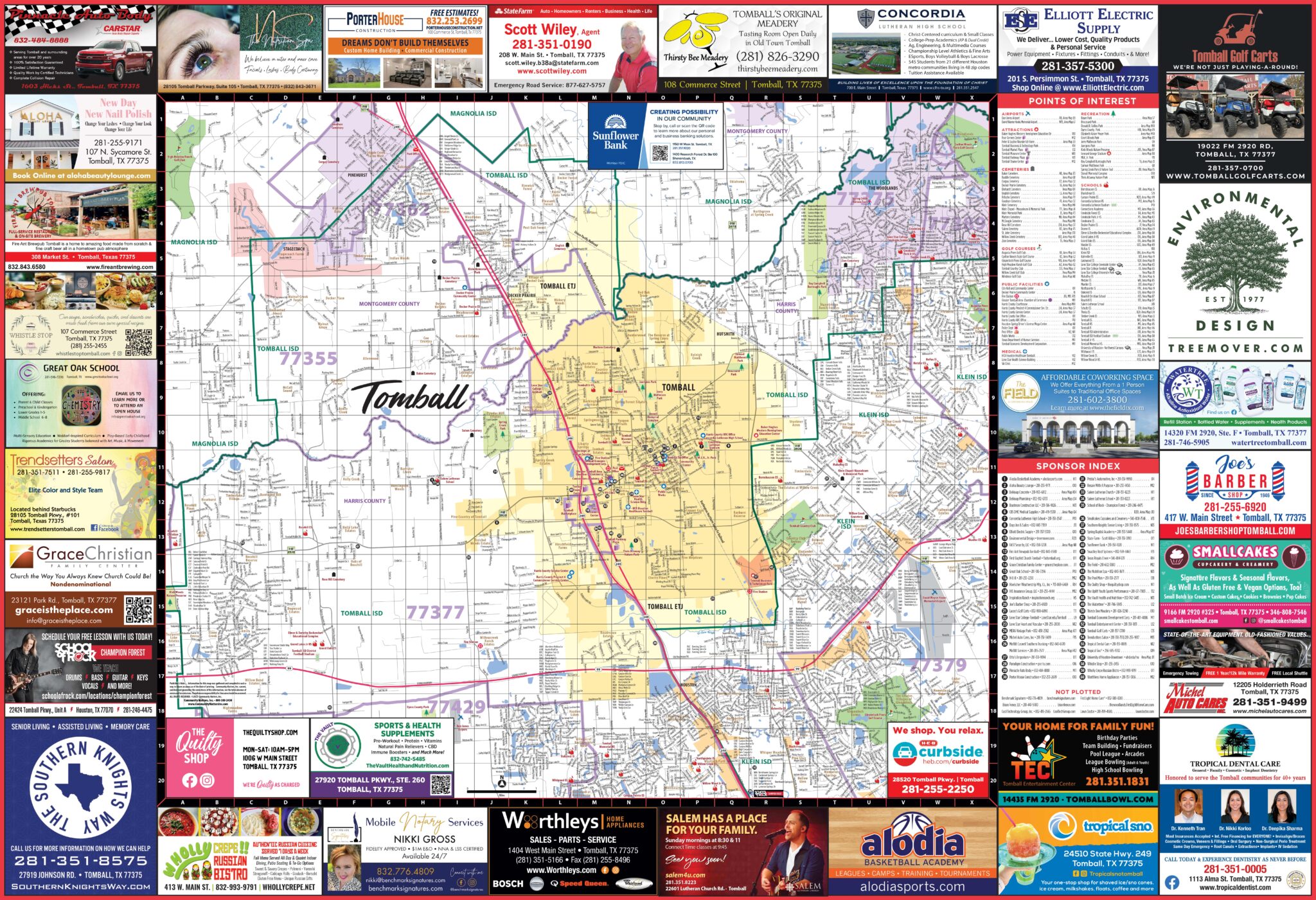 Tomball Detailed Street Map & Online Interactive Map – Chamber Media Kit